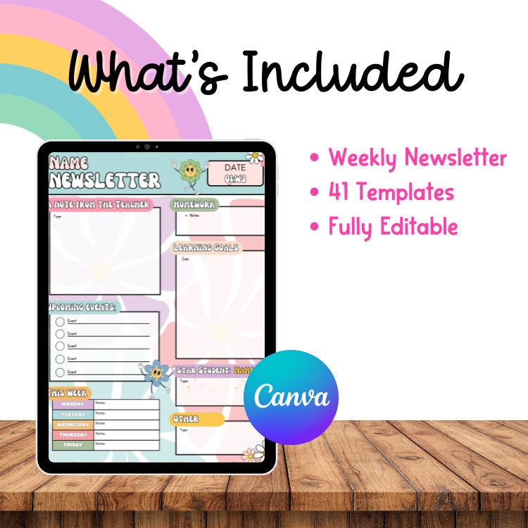 Editable Classroom Newsletters FULL YEAR | Weekly | Monthly | SEASONAL ...