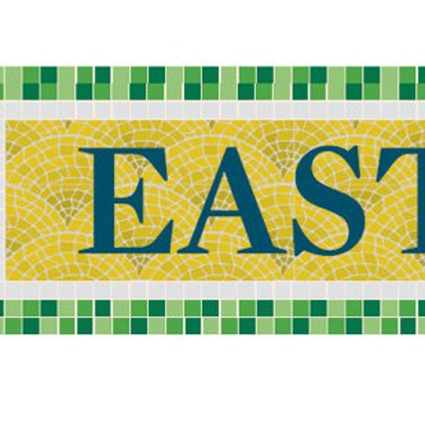 Mosaic Name Sign - Etsy