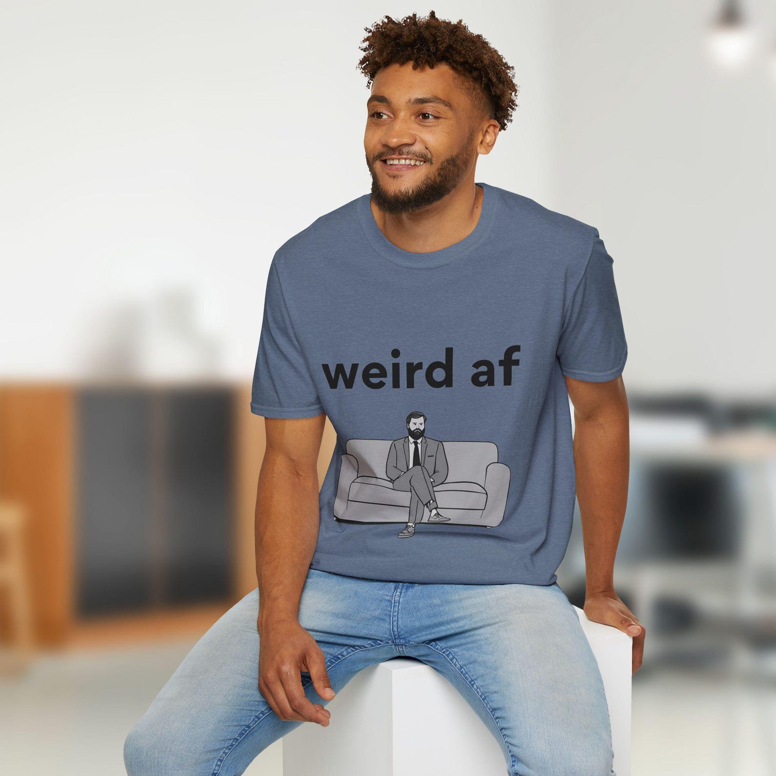 Weird AF Couch Funny Shirt - Etsy