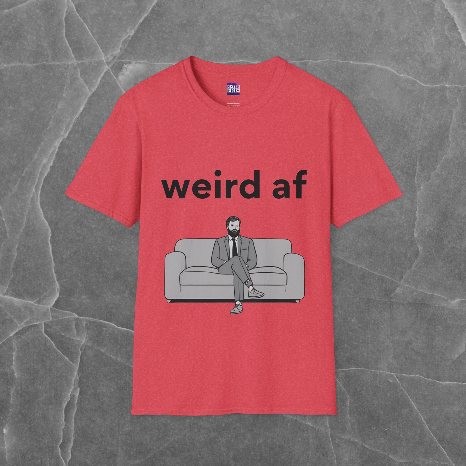 Weird AF Couch Funny Shirt - Etsy