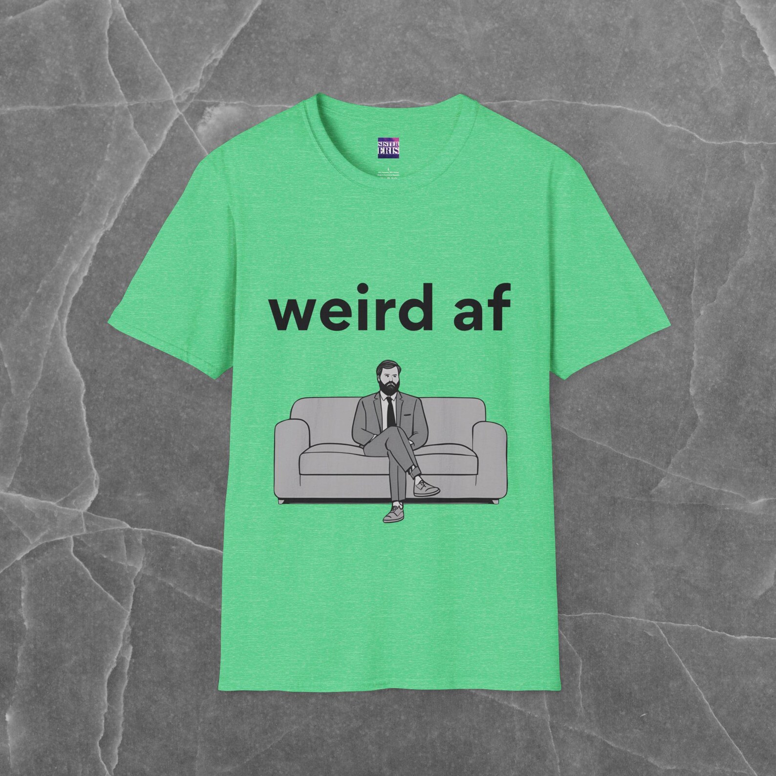 Weird AF Couch Funny Shirt - Etsy