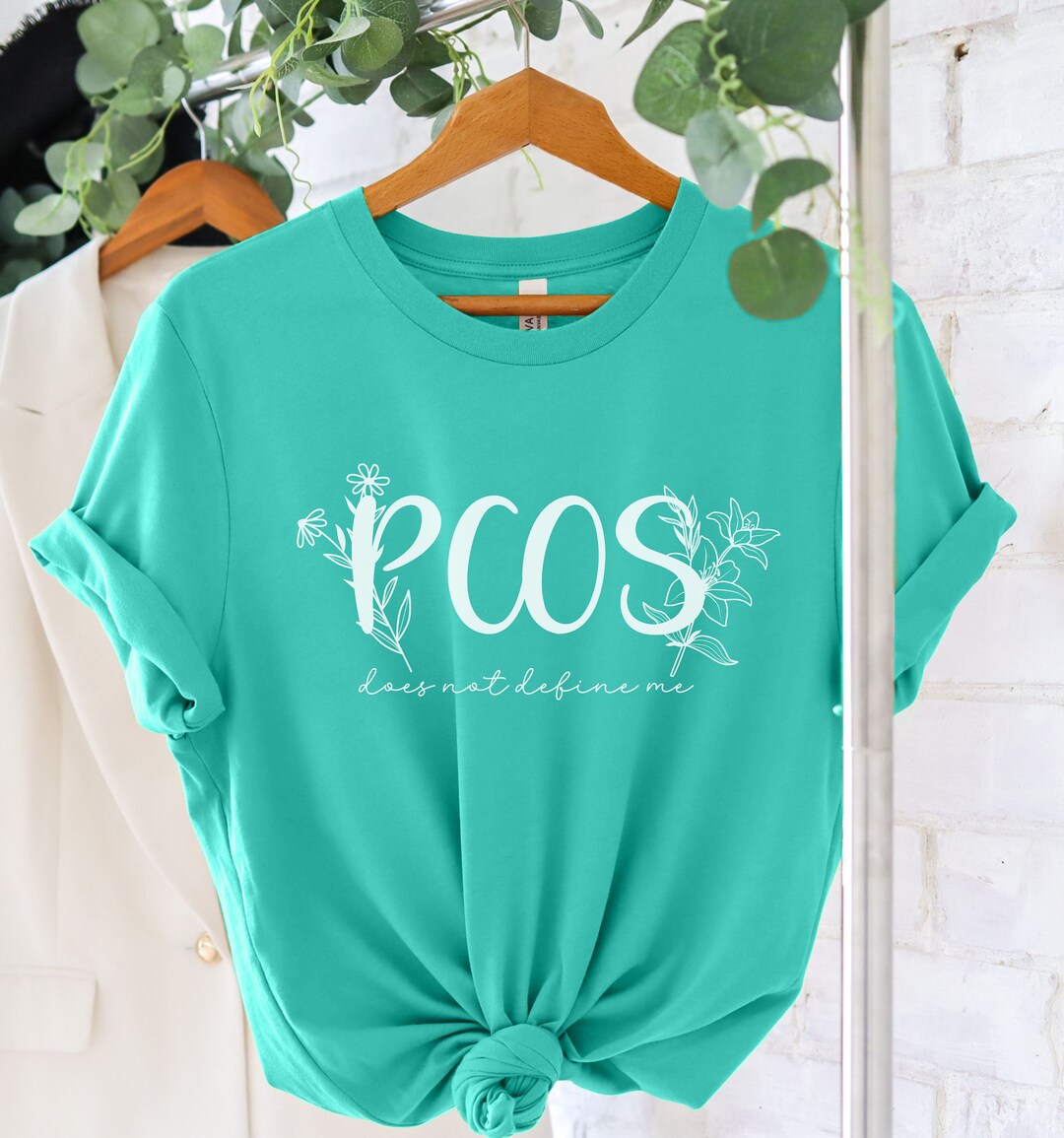 PCOS Awareness Shirt, PCOS Warrior Shirt, Infertility Awareness Shirt ...
