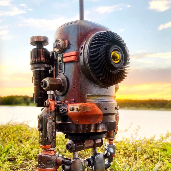 Robot Sculpture - Etsy