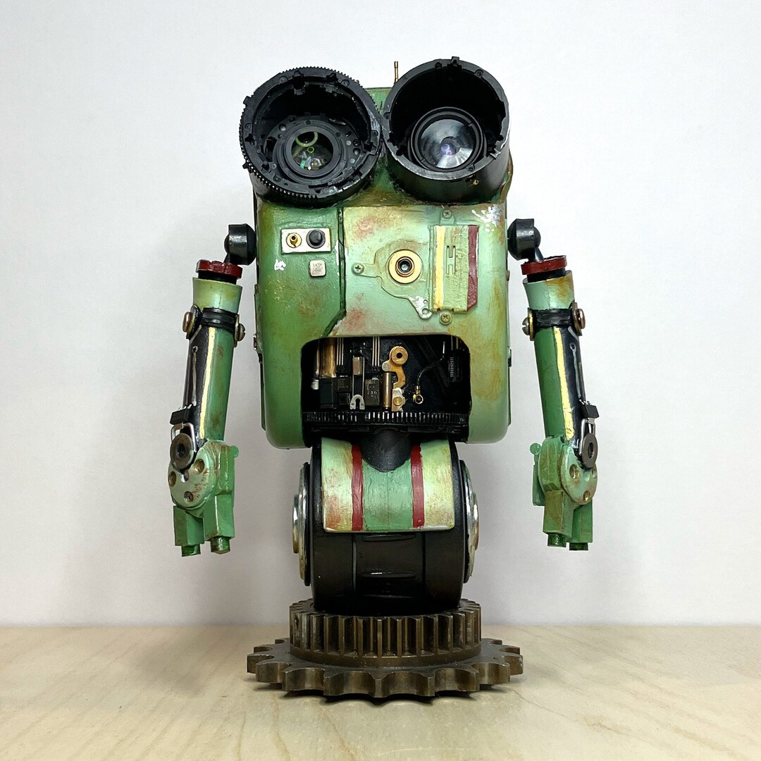 Robot Sculpture Rolo - Etsy