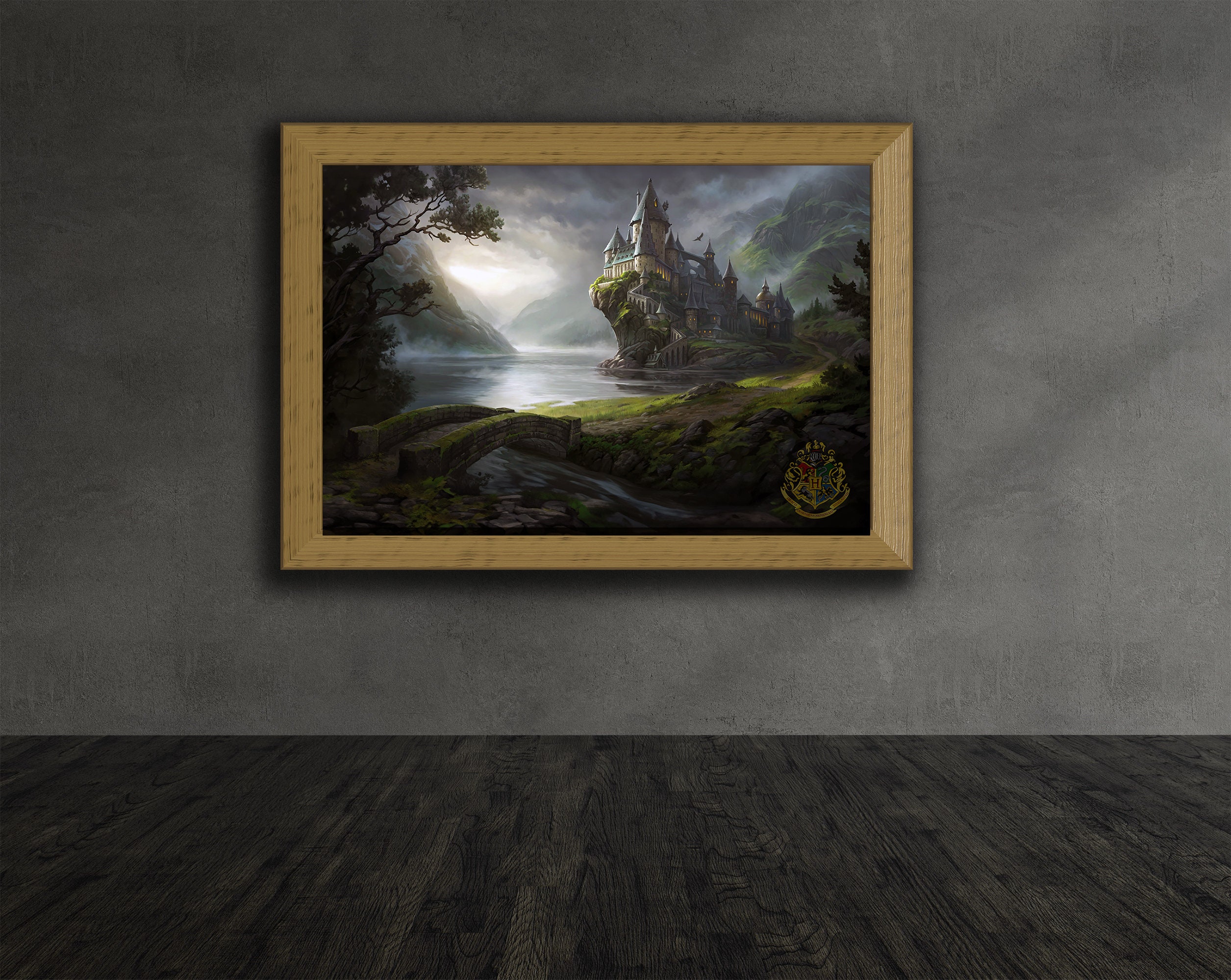 Hogwarts Wall Art, Wizarding School Wall Art, Hogwarts Legacy ...