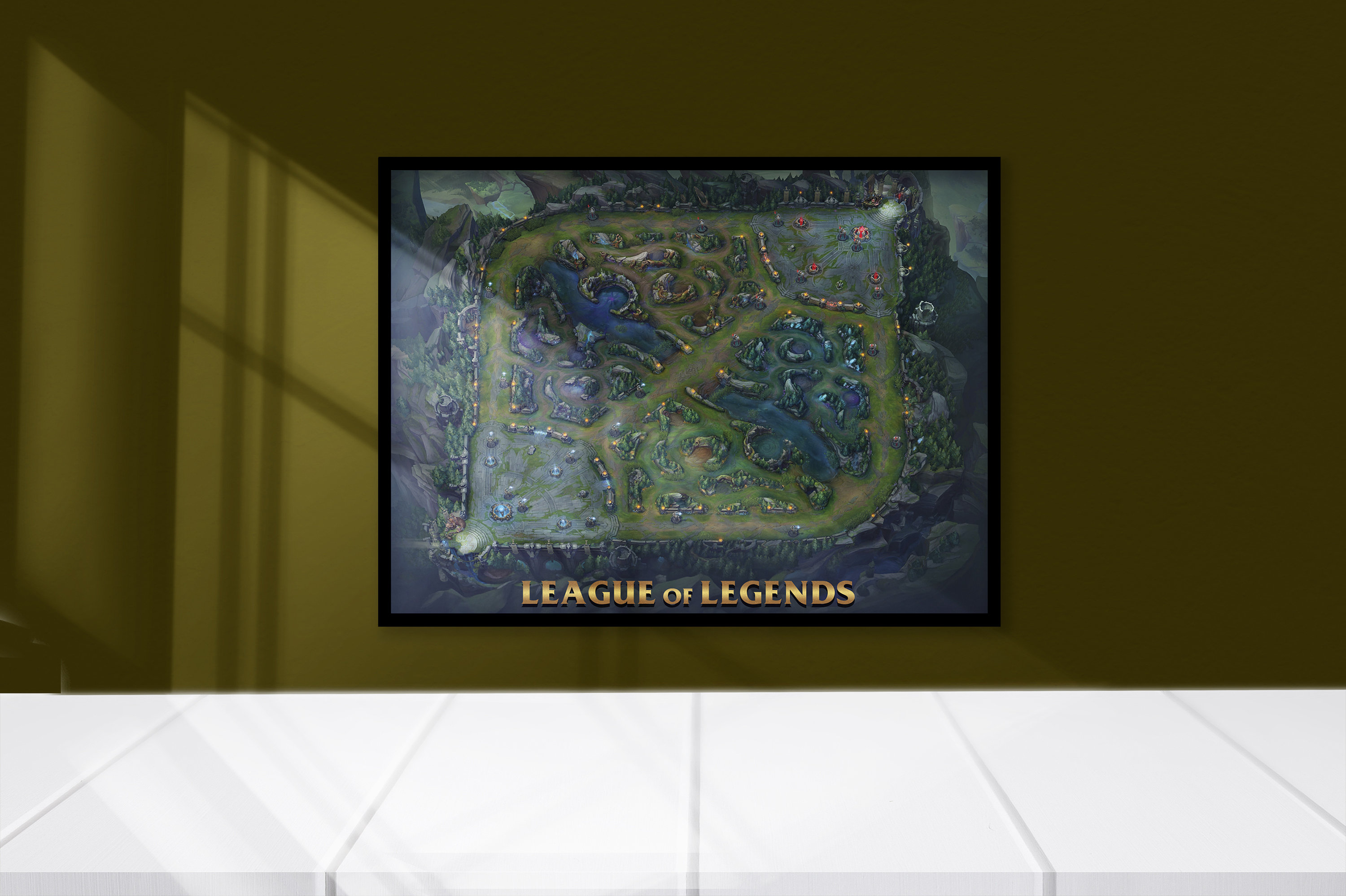 Summoner's Valley Map: League of Legends Poster (digital Download) - Etsy