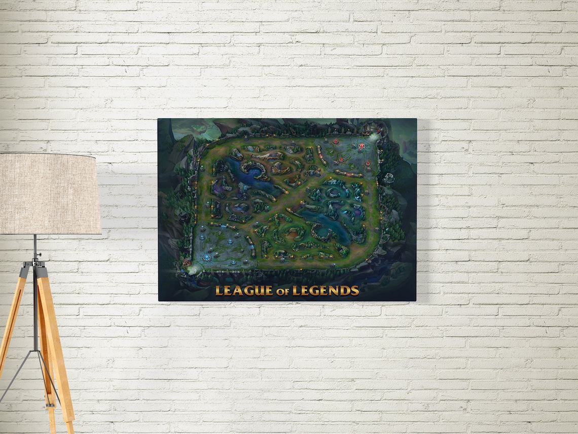 Summoner's Valley Map: League of Legends Poster (digital Download) - Etsy