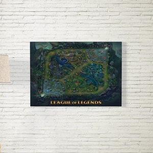 Summoner's Valley Map: League of Legends Poster (digital Download) - Etsy