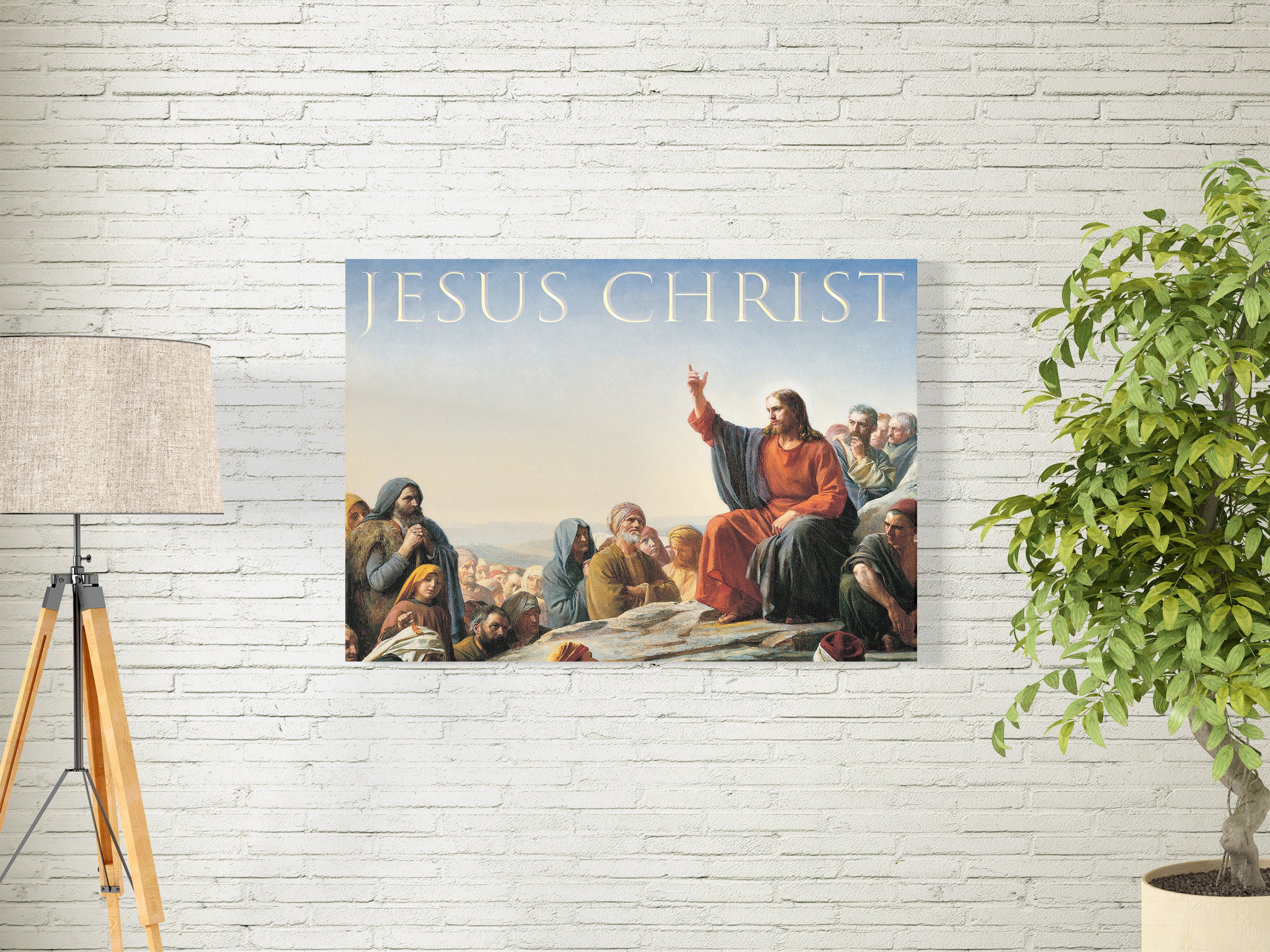 Retro Jesus Christ Poster, Jesus Christ, Jesus Christ Painting ...