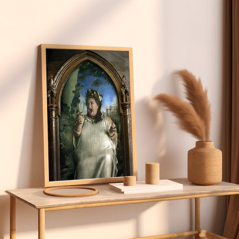 Lady Singing Print - Etsy