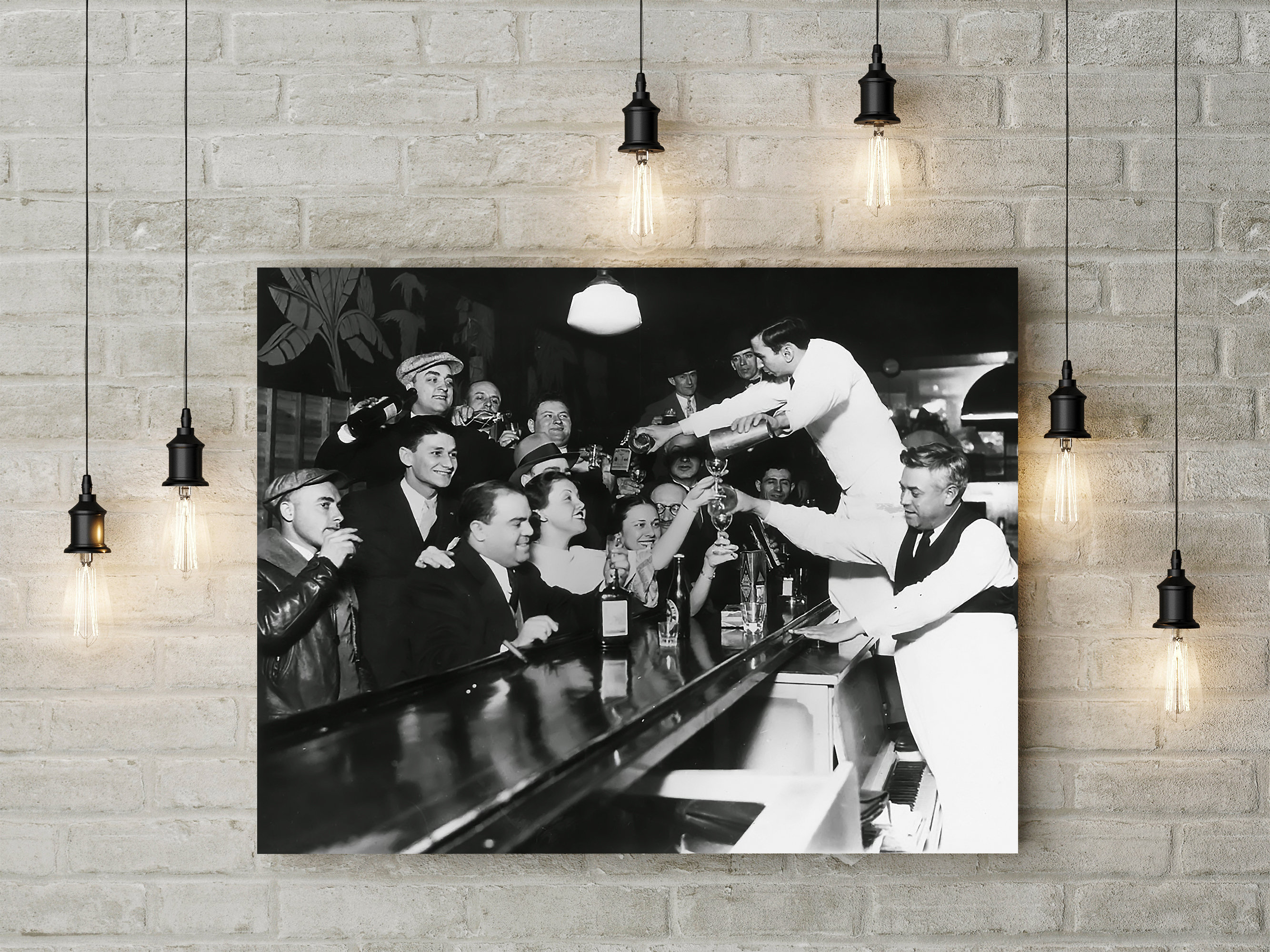 Prohibition Wall Art Black and White Art Vintage Wall Art - Etsy