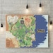 Map of Hyrule From Legend of Zelda, Zelda Map, Hyrule Map, Princess ...