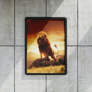Narnia Art Print, Aslan, Narnia Poster, C.S. Lewis Quote, Narnia Wall ...