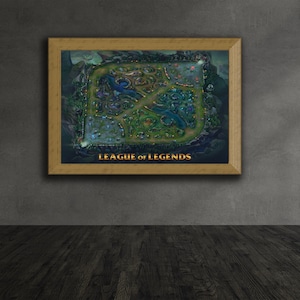 Summoner's Valley Map: League of Legends Poster (digital Download) - Etsy