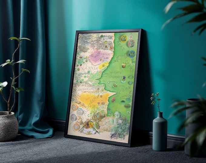 Summoner's Valley Map League of Legends Poster (Digitaler Download ...