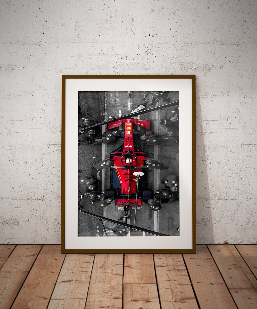Formula One Pit Stop Poster: F1 Car Wall Art (digital Download) - Etsy
