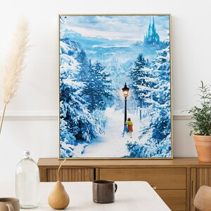 Narnia Wall Art, Narnia Poster, Narnia Canvas, Chronicles of Narnia Art ...