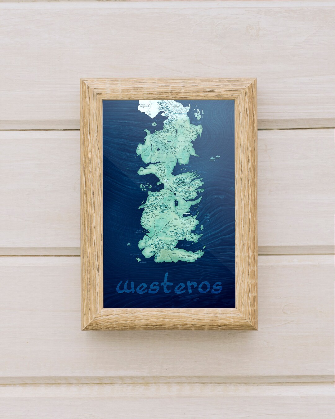 Fantasy Westeros Art Decor Map for GOT Fans - Etsy