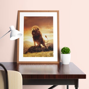 Narnia Art Print, Aslan, Narnia Poster, C.S. Lewis Quote, Narnia Wall ...
