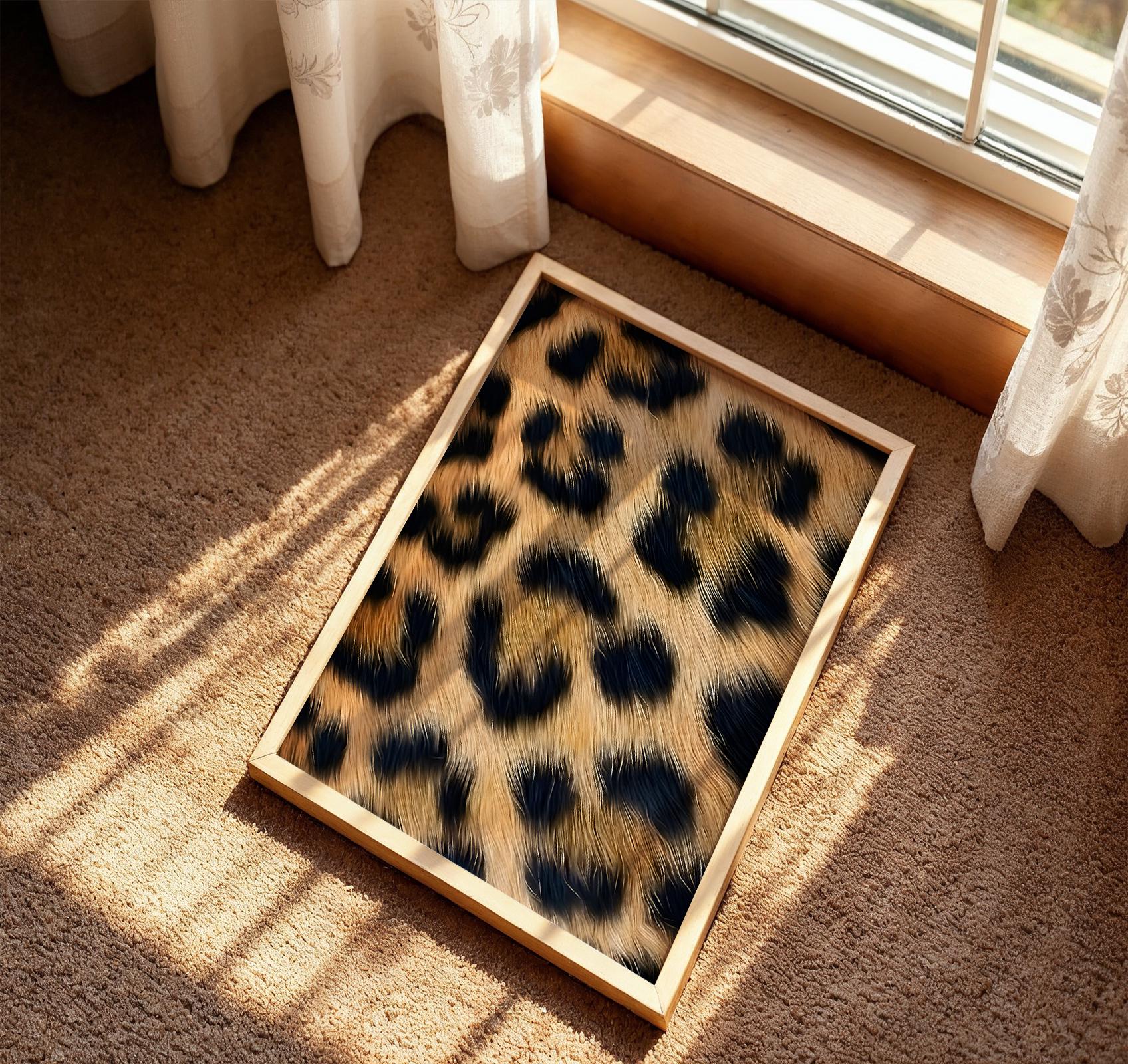 Leopard Print Digital Paper: Seamless Animal Skin Texture (digital ...