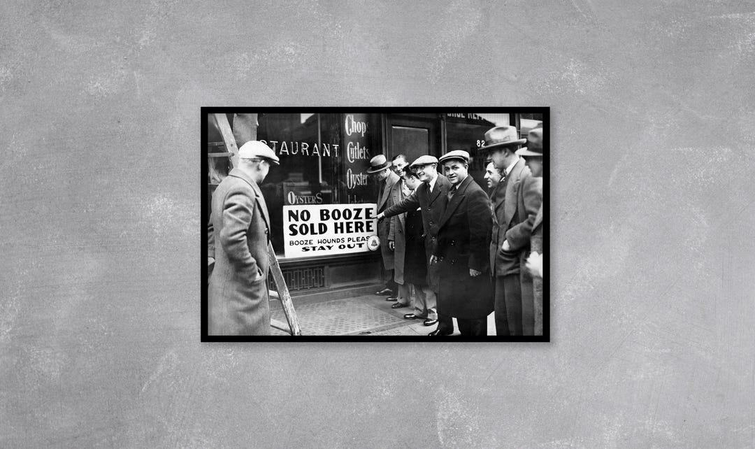 Prohibition Poster: 1920s Speakeasy Decor (digital Download) - Etsy