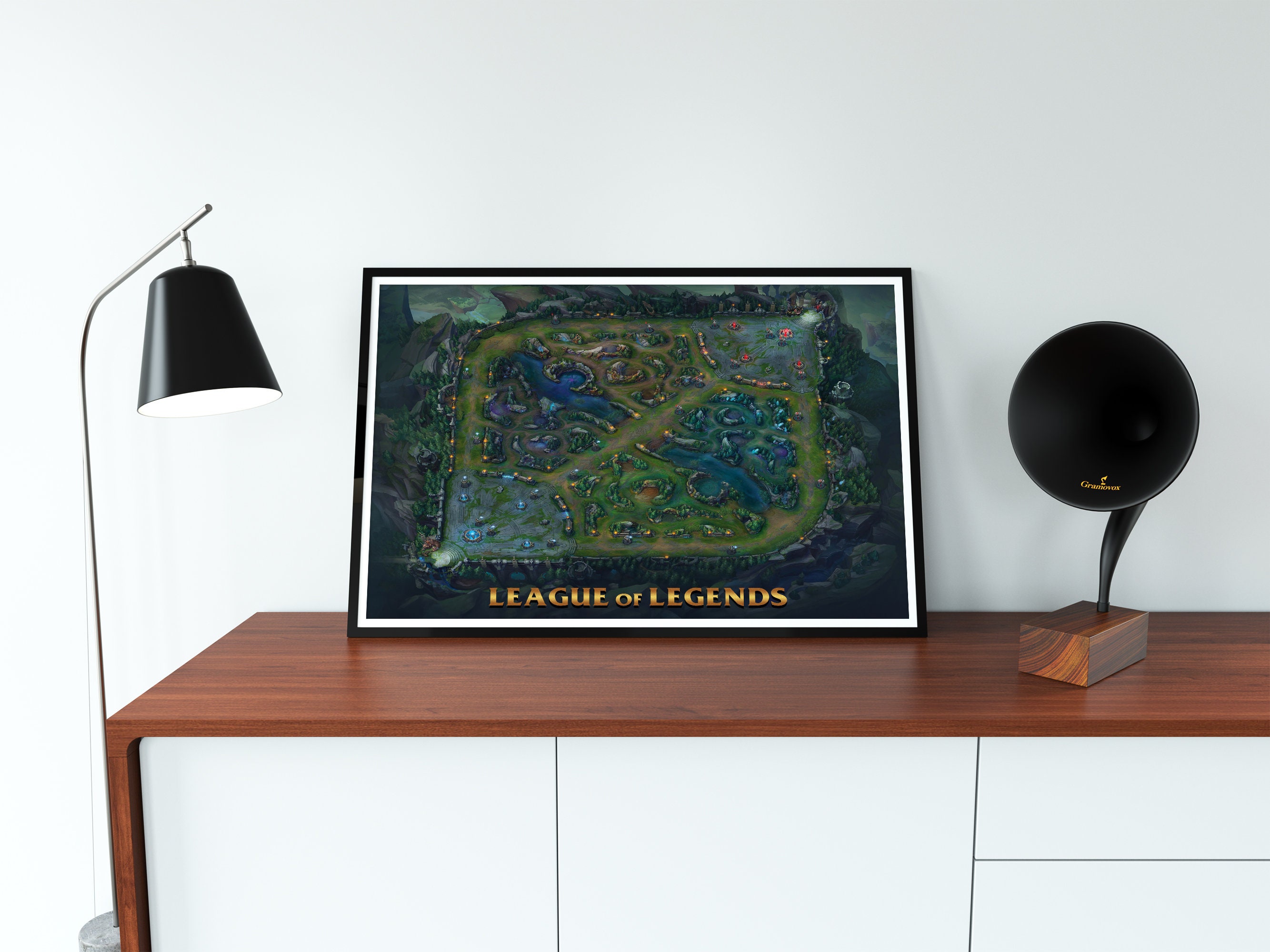 Summoner's Valley Map: League of Legends Poster (digital Download) - Etsy