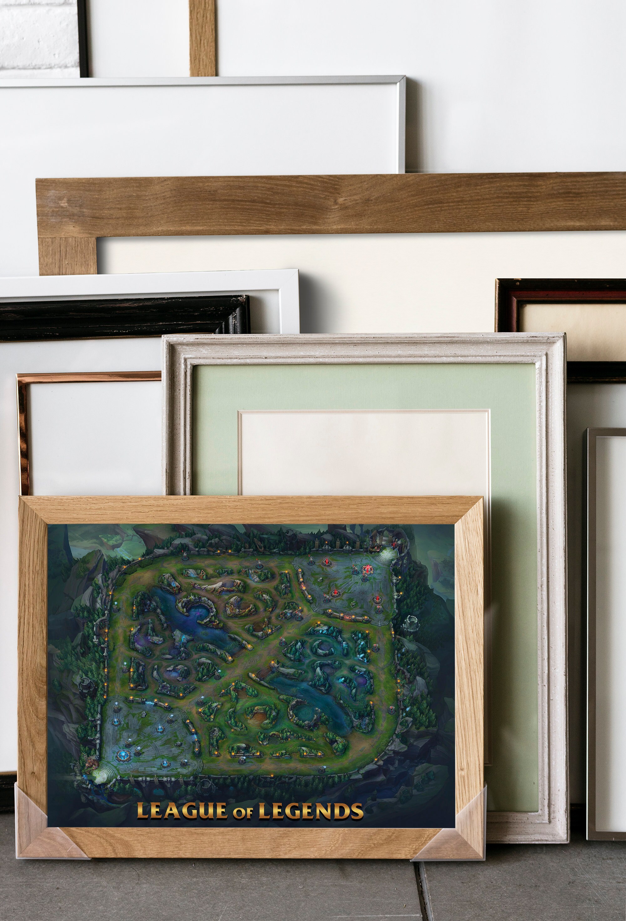 Summoner's Valley Map: League of Legends Poster (digital Download) - Etsy