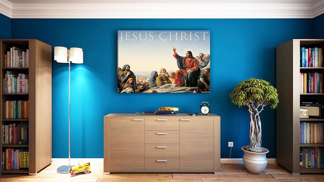 Retro Jesus Christ Poster, Jesus Christ, Jesus Christ Painting ...