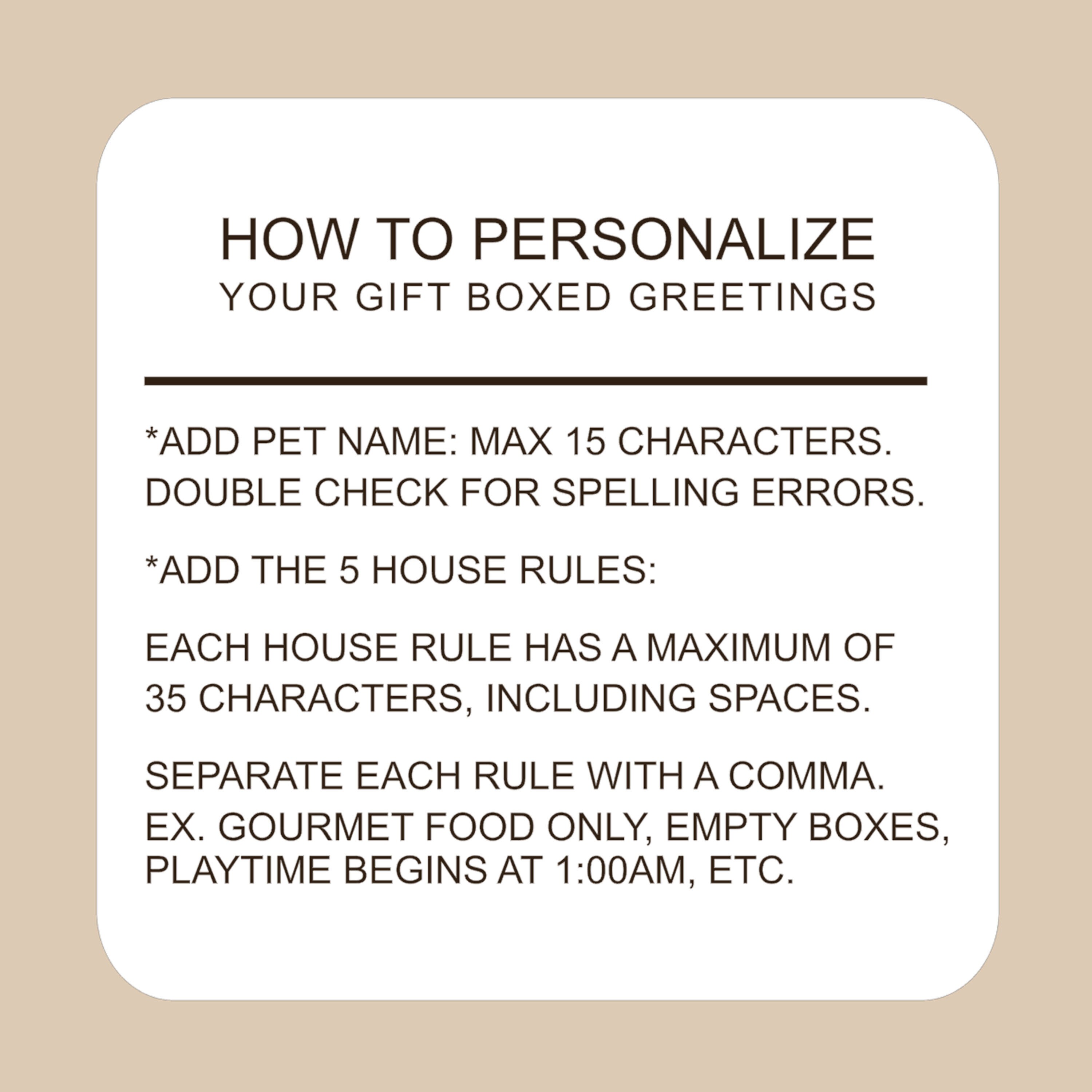 Personalized Cat House Rules Sign, Funny Pet Gift - Etsy