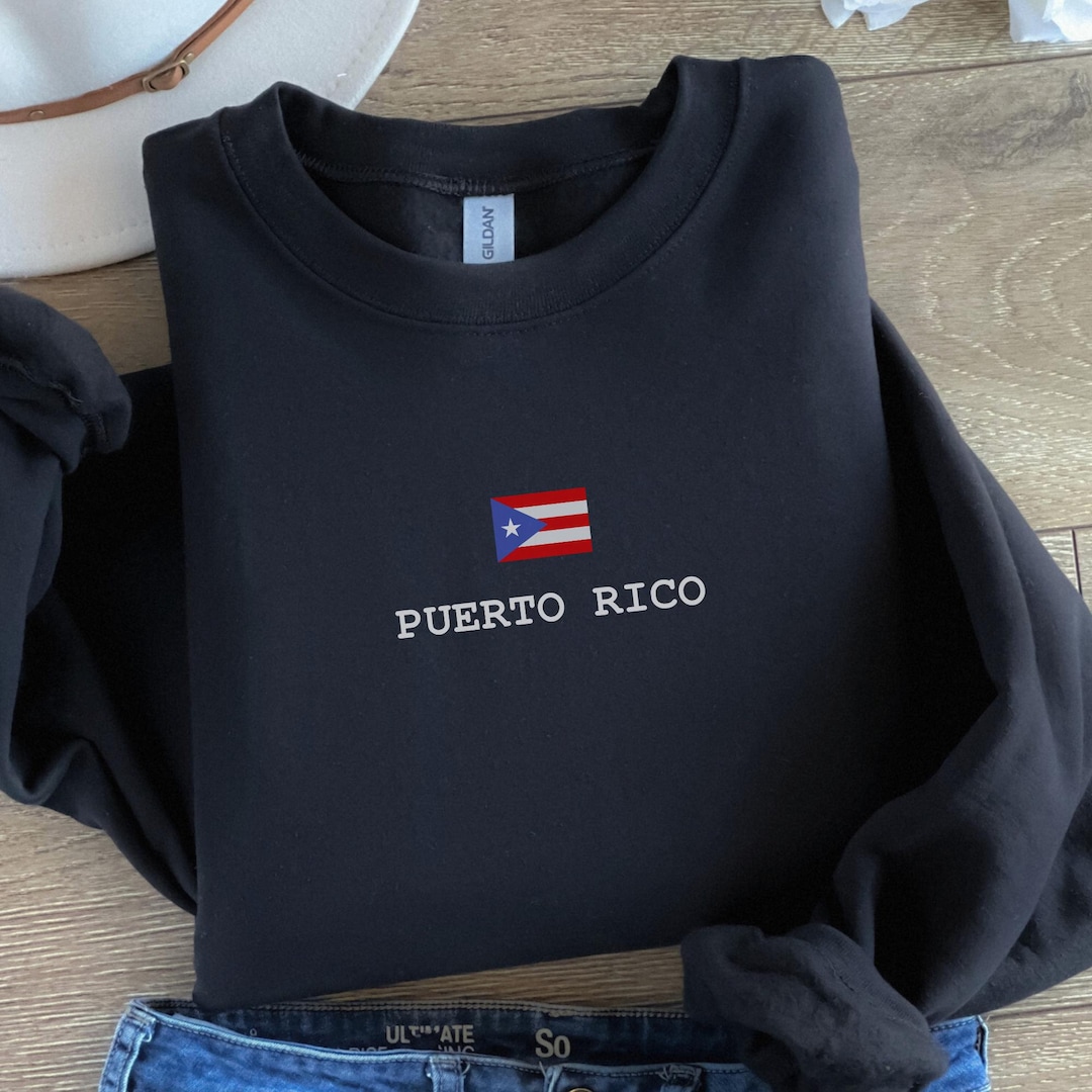 Puerto Rico Flag Sweatshirt, Unisex Crewneck, PR Flag Sweater, Puerto ...