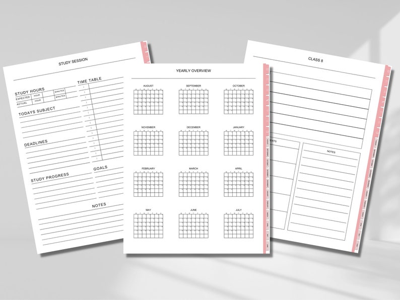 Ultimate Student Planner 2023-2024 Digital Academic Diary and ...