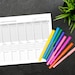 Academic Weekly Planner Time Management | Printable Planner | Academic ...