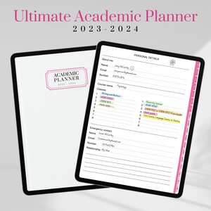Ultimate Academic Planner 2023-2024 Student College Planner Academic ...