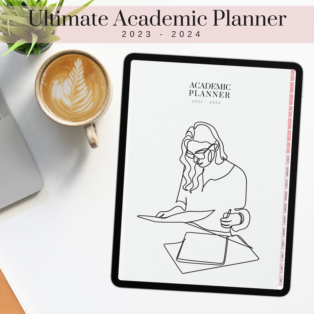 Ultimate Student Planner 2023-2024 Digital Academic Diary and ...