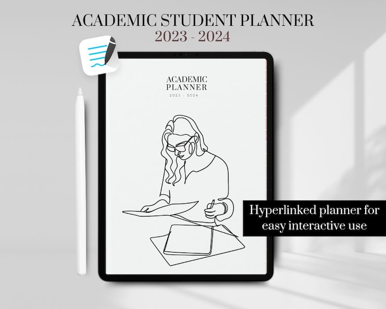 Ultimate Student Planner 2023-2024 Digital Academic Diary and ...