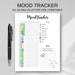 Digital Mood Tracker PDF | Printable Yearly Mood in Pixels | Feelings ...