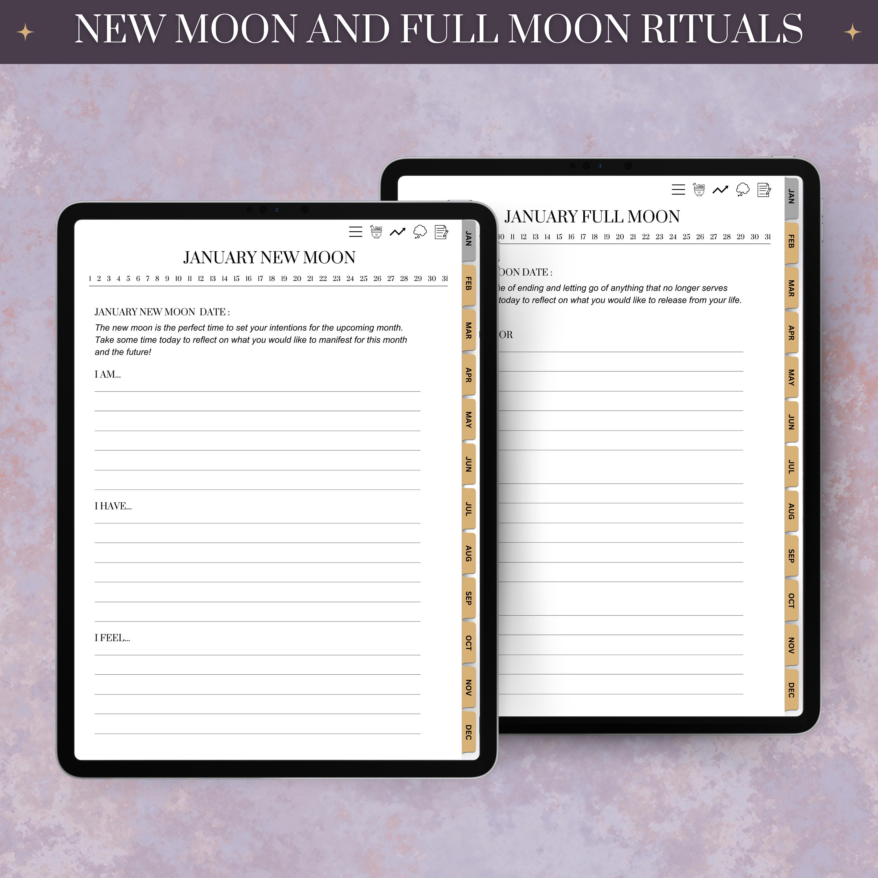 Witchy Digital Planner | Gratitude Planner | Astrology | Manifestation ...