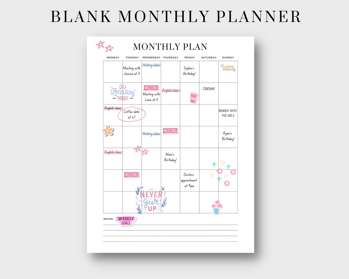 Digital Planner Bundle | Printable and Editable | Daily, Weekly ...