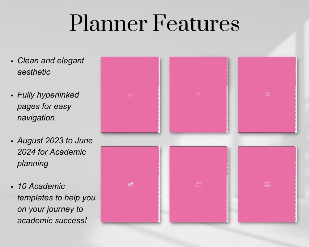 Ultimate Academic Planner 2023-2024 Student College Planner Academic ...