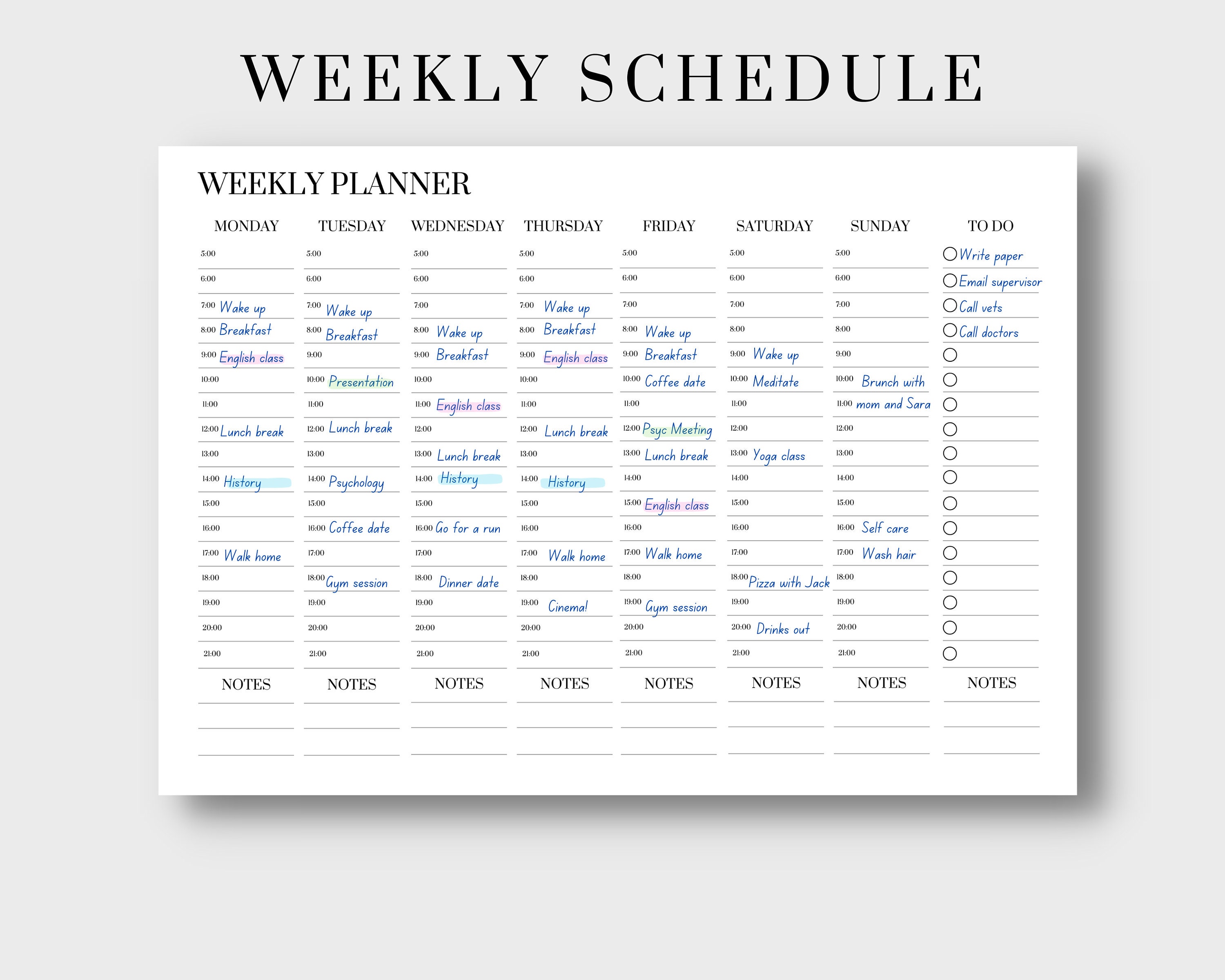 Digital Planner Bundle | Printable and Editable | Daily, Weekly ...