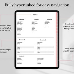 Ultimate Student Planner 2023-2024 Digital Academic Diary and ...