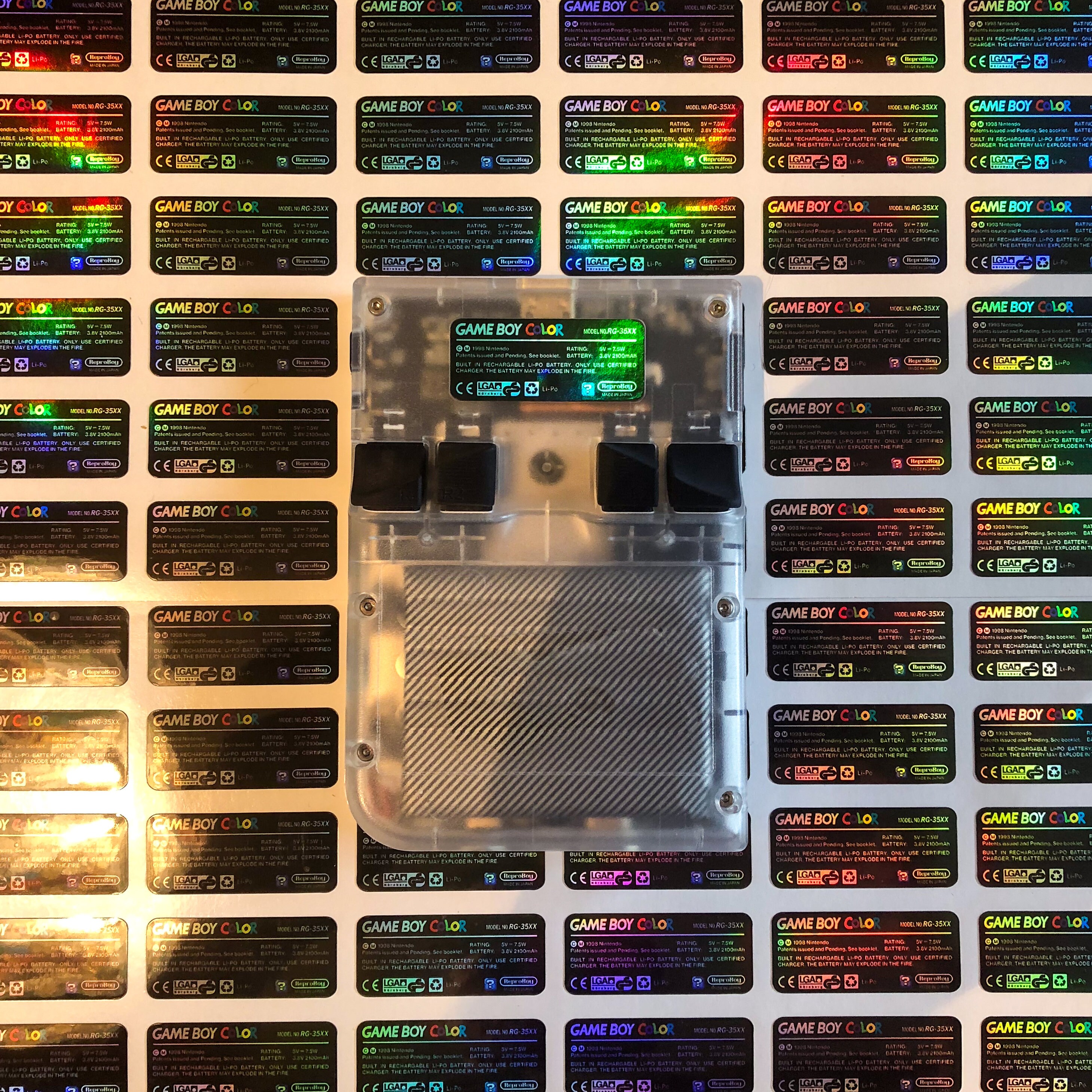Holographic Back Sticker for the Anbernic RG35XX RG353V RG353VS ...