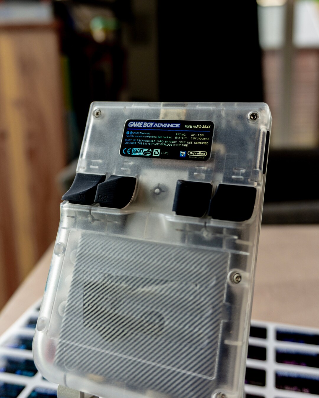 Holographic Back Sticker for the Anbernic RG35XX RG353V RG353VS Gameboy ...