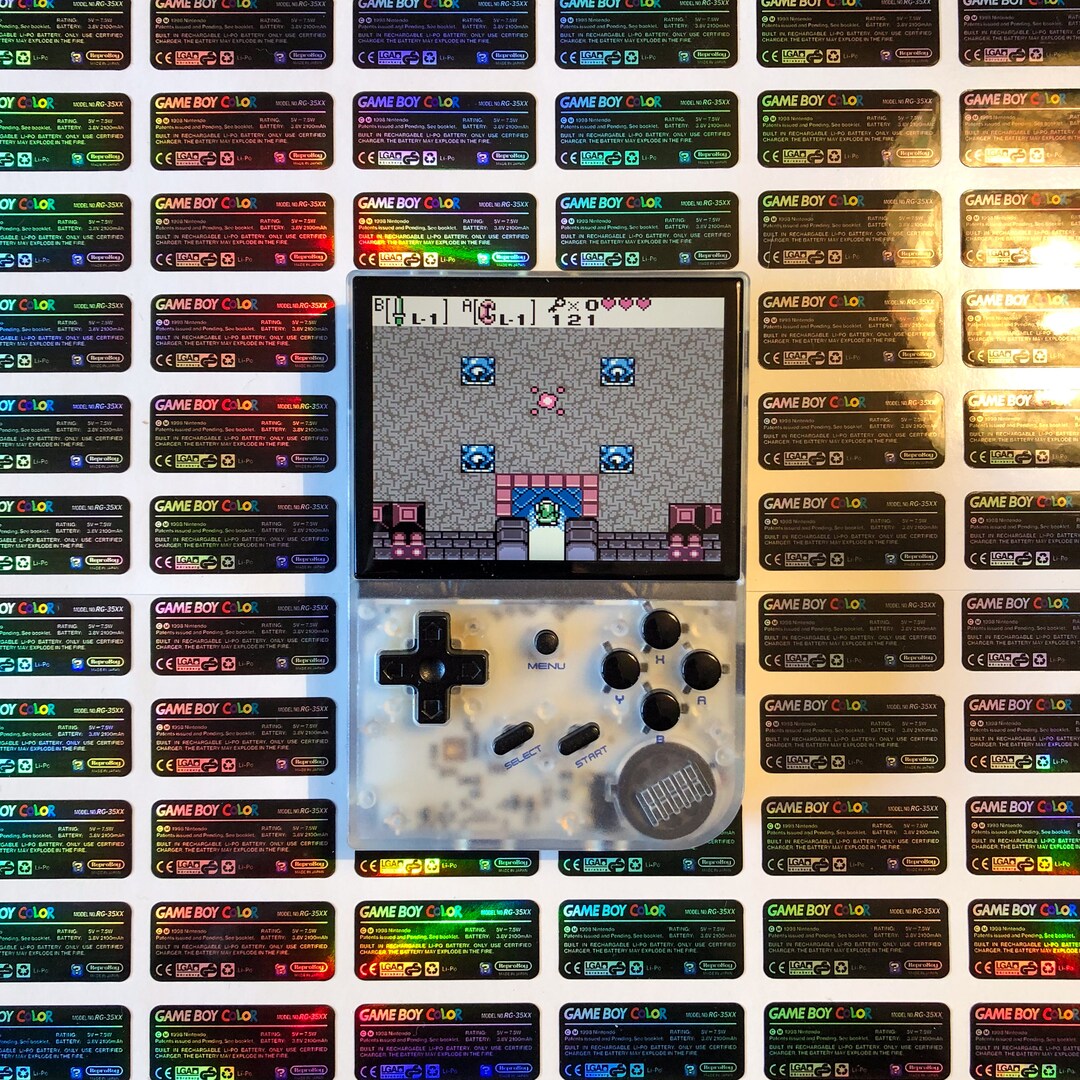 Holographic Back Sticker for the Anbernic RG35XX RG353V RG353VS ...