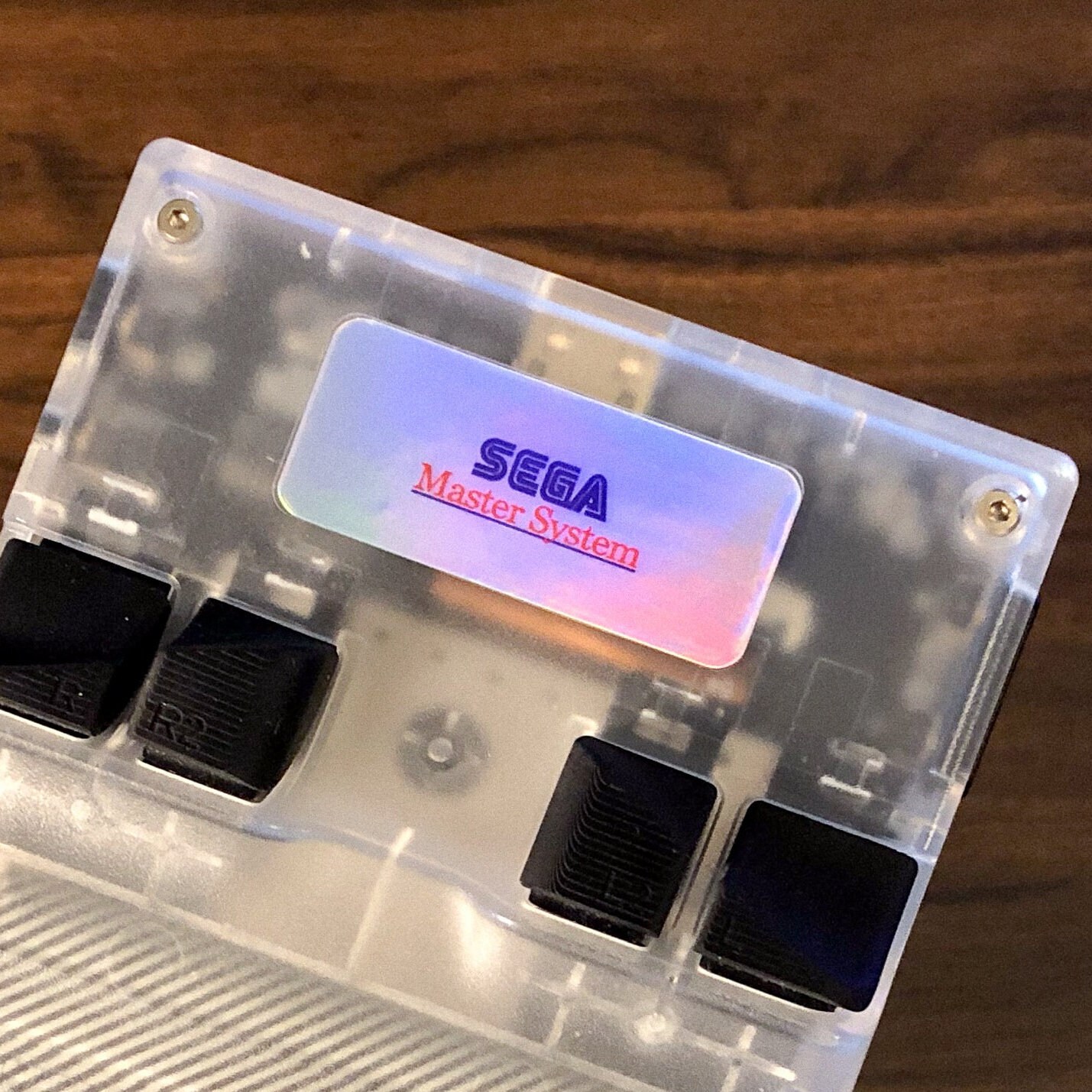 Holographic Vinyl Sticker With Classic Sega Logos for Anbernic RG35XX ...