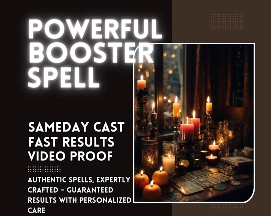 RAPID SPELL BOOSTER | Instant Energy Surge | Success Accelerator ...