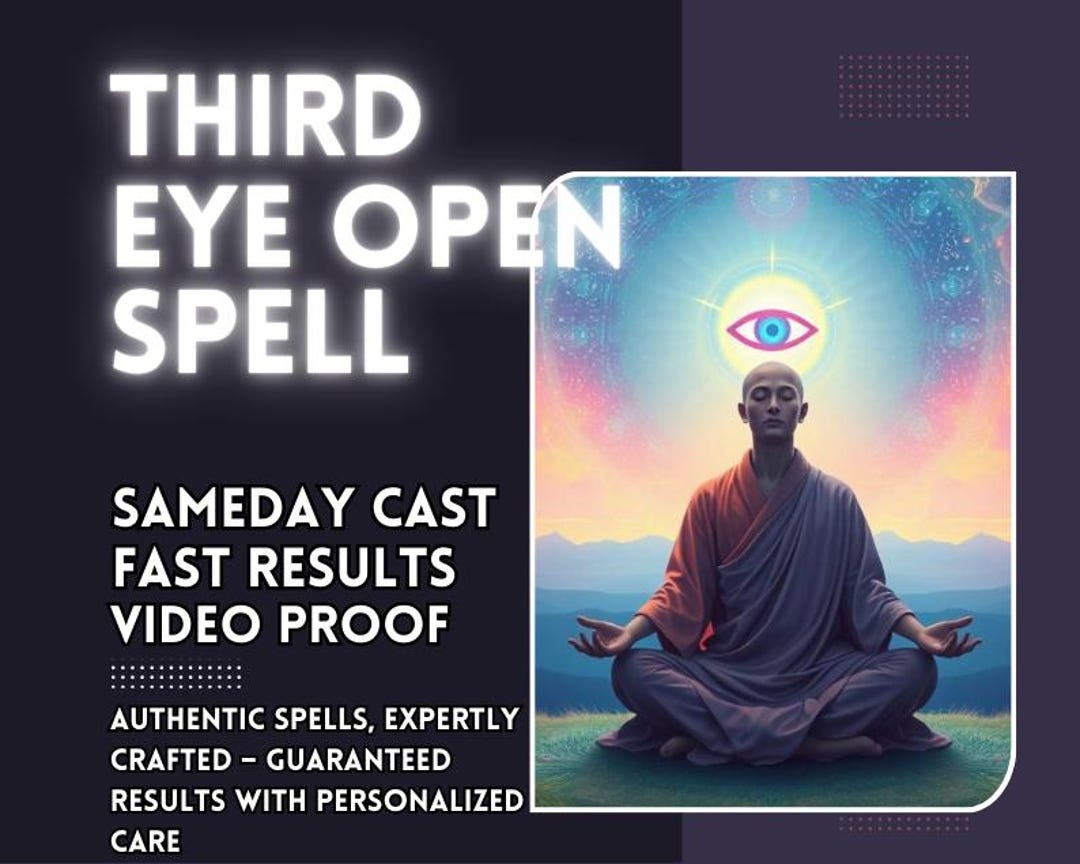 THIRD EYE OPENING Spell | Psychic Vision | Spiritual Wisdom | Intuition ...