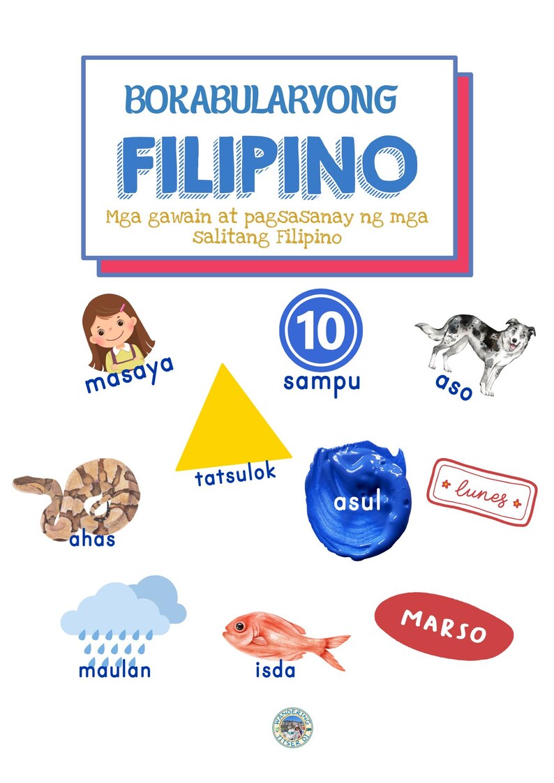 Mga Salita Sa Filipino! Vocabulary Worksheets & Flashcards - Etsy