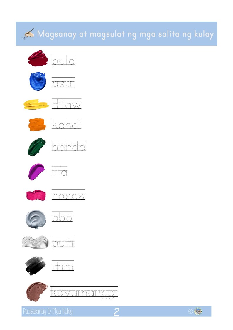 Mga Salita Sa Filipino! Vocabulary Worksheets & Flashcards - Etsy