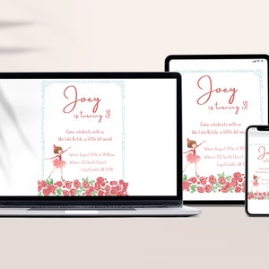 Lola Dutch Themed Birthday Invitation, French Girl Birthday Party ...